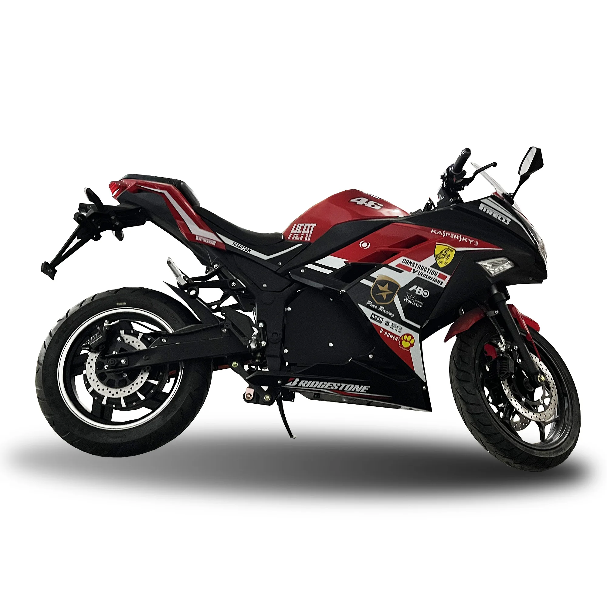 Factory High Speed Custom Electric Motorcycle 100km/h Fast Electric ...