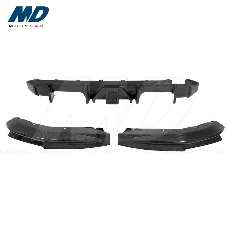 Modycar Style Carbon Fiber Rear Diffuser For 2021 Bmw 3 Series G80 M3 ...
