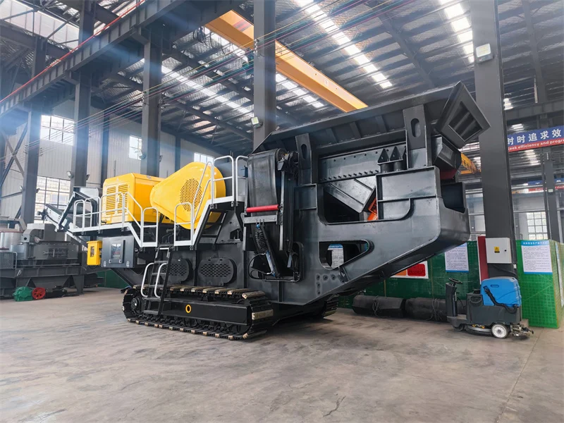 Customized Stone Crusher Machine Jaw Crushing Mobile Plant For Crawler ...