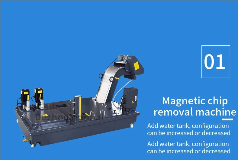 Permanent Magnet Chip Removing Machine/CNC Machine Magnet Chip Conveyor ...