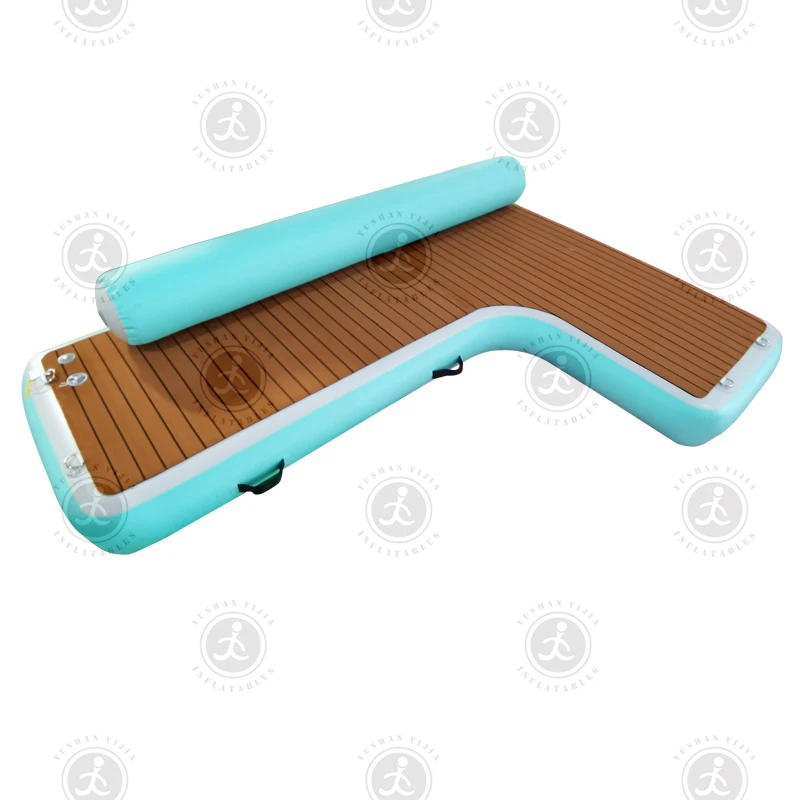 Inflatable Pool Float L Shape Lounger For Adults And Kid Outdoor Water ...