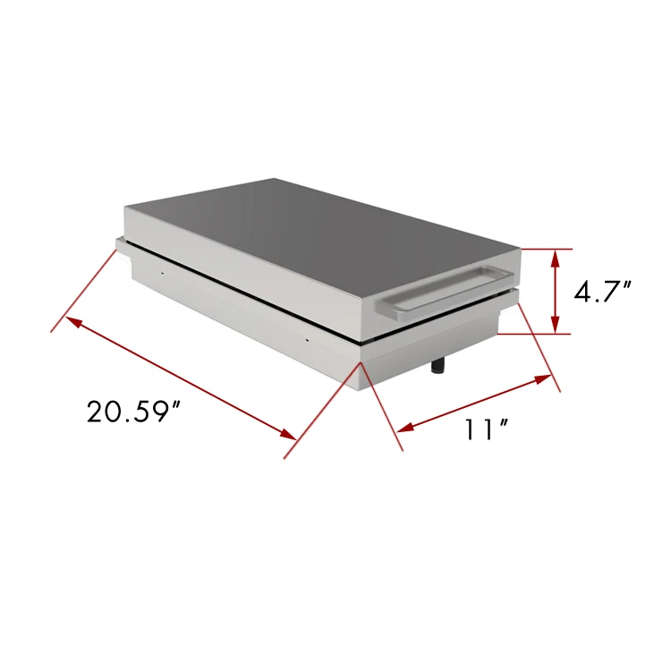 Outdoor Kitchen BBQ Gas Grill Drop in Single Side Burner