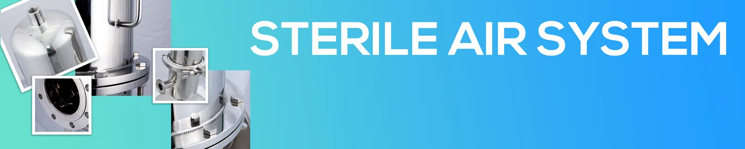 Industrial Stainless Steel Sterile Air Filters - 99% Efficiency