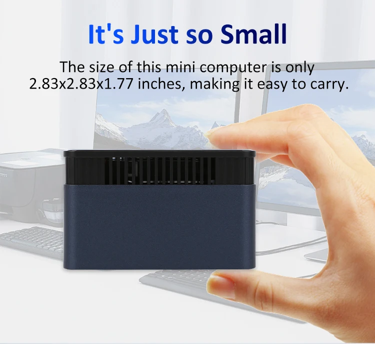 Morefine M6s 12 Gen N100 Mini Gaming Pc Lpddr5 Ssd Portable Desktop ...