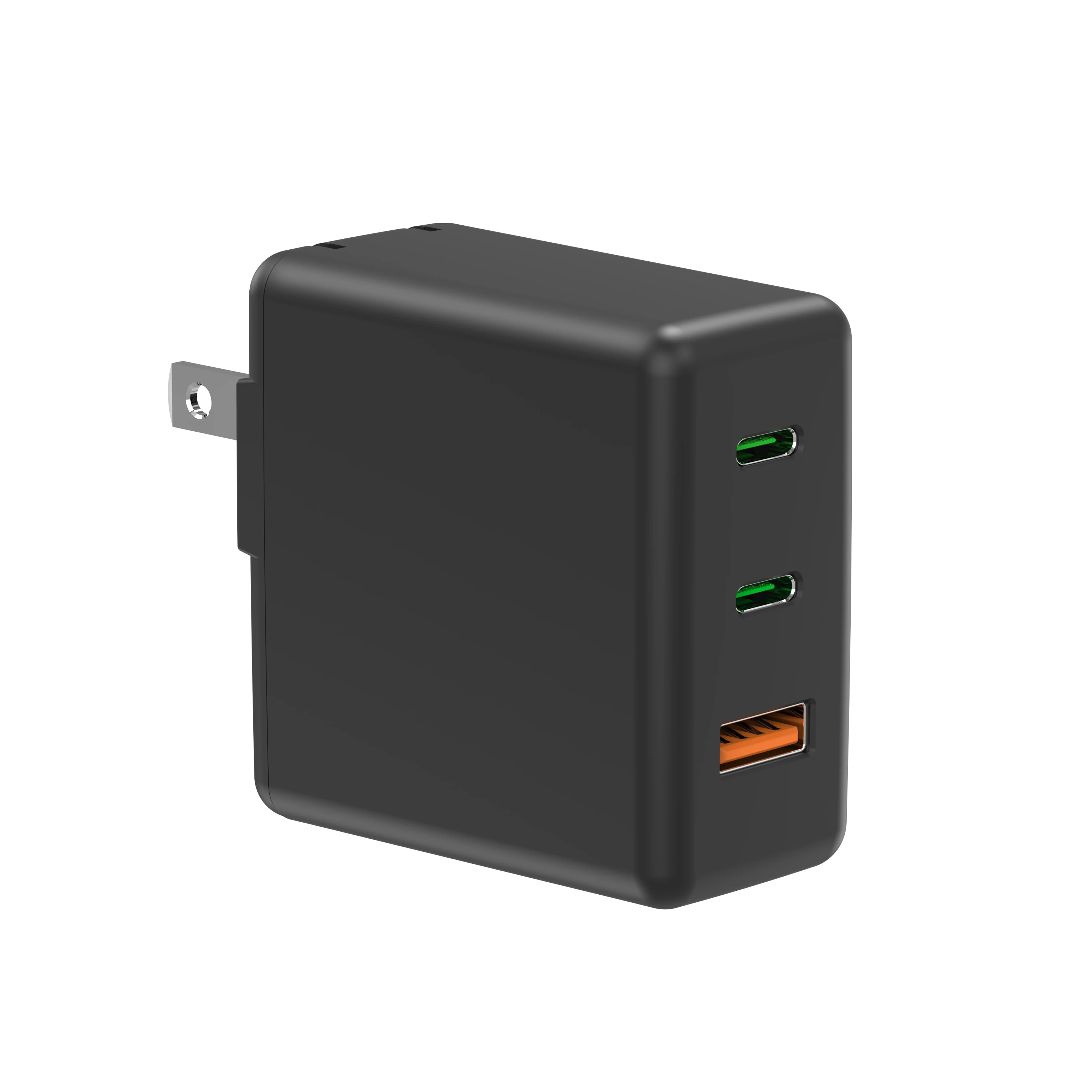 Best Selling 65w Usb C Charger 3-port Gan Charger Ultra-compact Pps ...