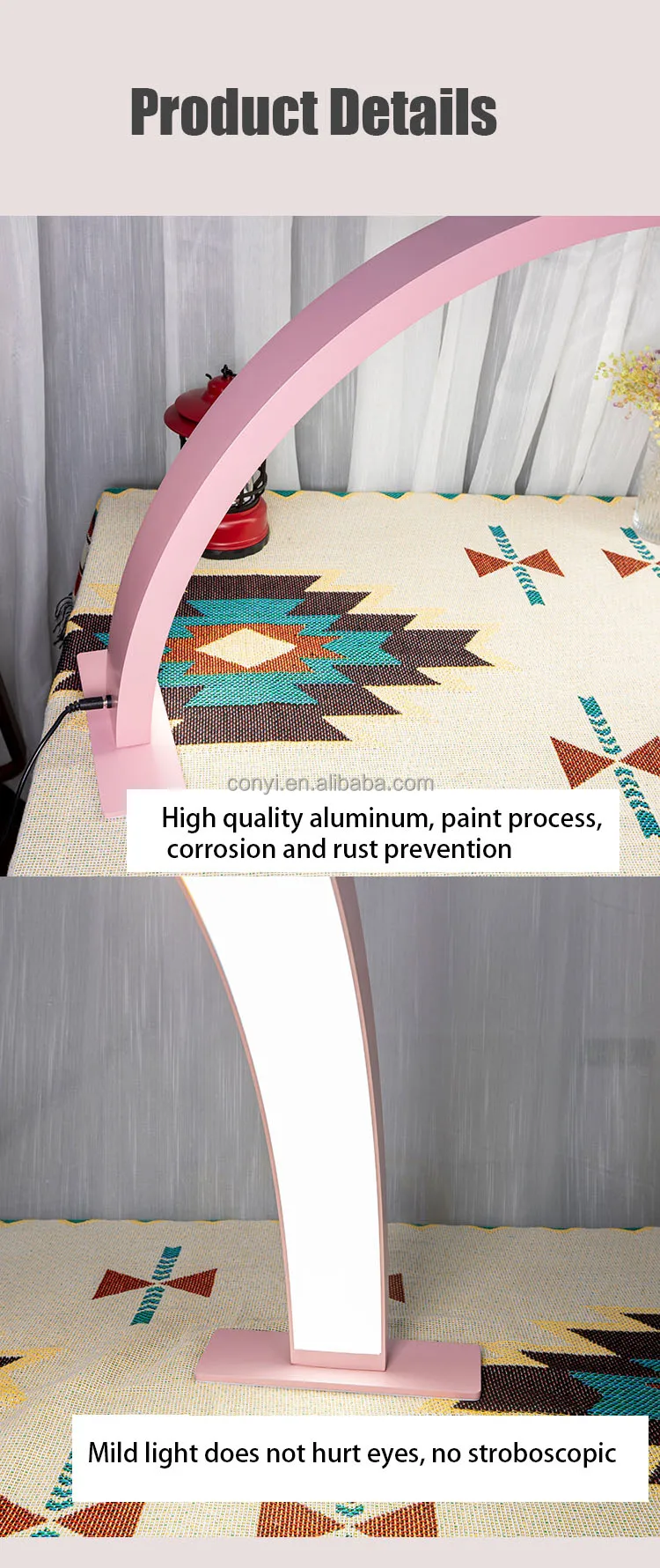 New Nail Table Lamp Led Half Moon Retractable Lightness Beauty Lights ...