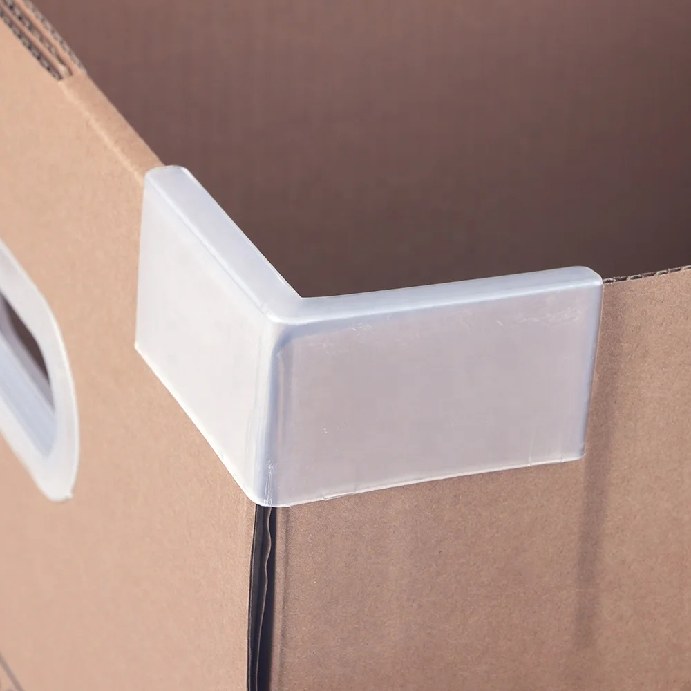 Safe Black Plastic Edge Corner Protection/protector For Shipping Boxes ...