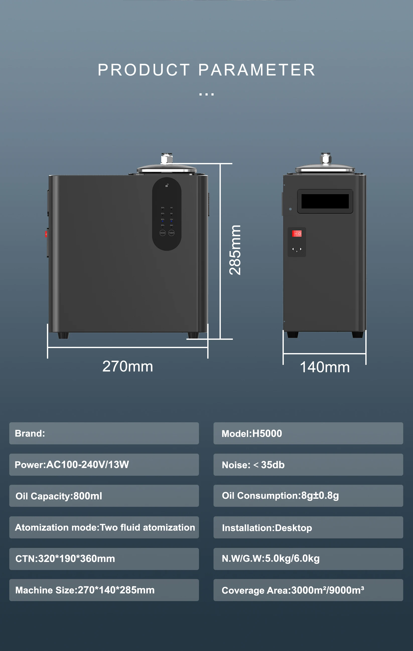 Senovat Large Area HVAC Scent Diffuser for Hotels & Airports