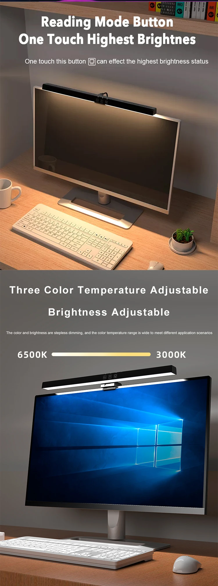 New Arrival Eye Protection Computer Screen Led Screenbar Monitor Light ...
