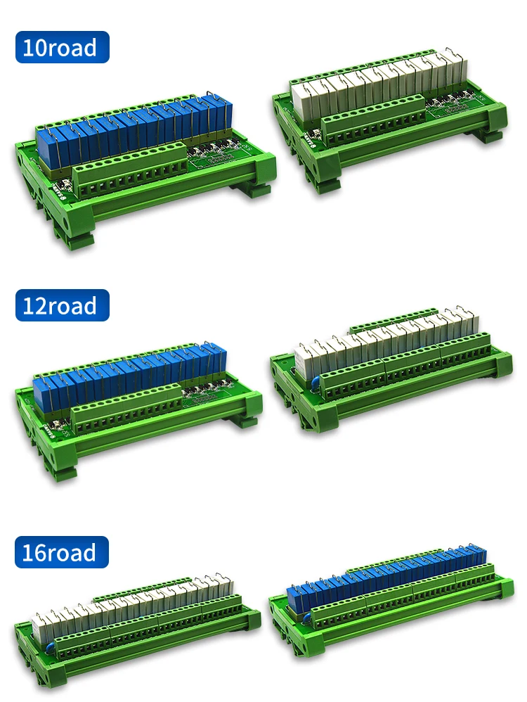 Small Tyco Relay Module 10A - 8-Channel 12V/24VDC Relay