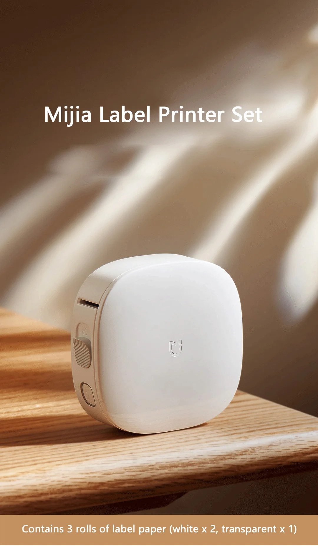 Xiaomi Mijia Portable Smart Label Printer Set Paper Sticker Pocket ...