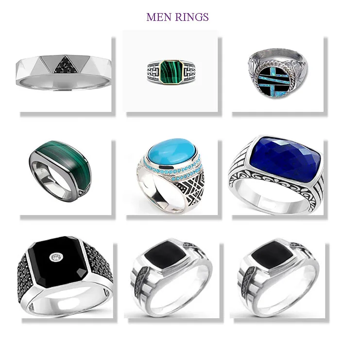 Shop High Quality Punk Design Italian Handmade Rings for Men