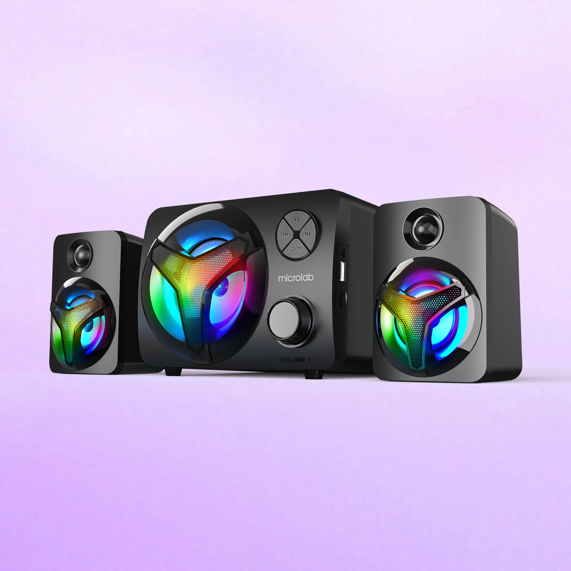 Microlab Sound Box PC Subwoofer - Stylish Gaming Speakers