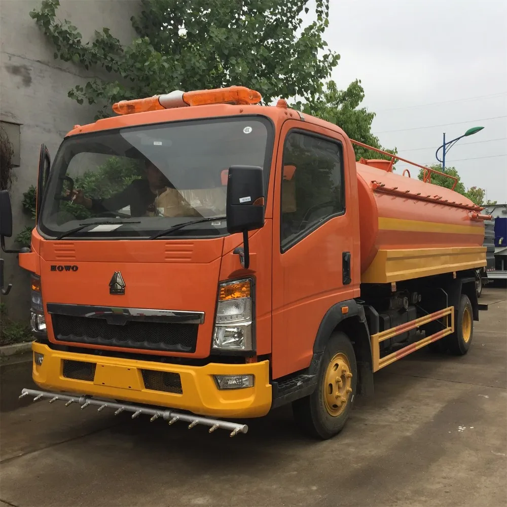 SINOTRUK HOWO 4x2 6 Wheels RHD Water Sprinler Truck Water Tank Truck ...