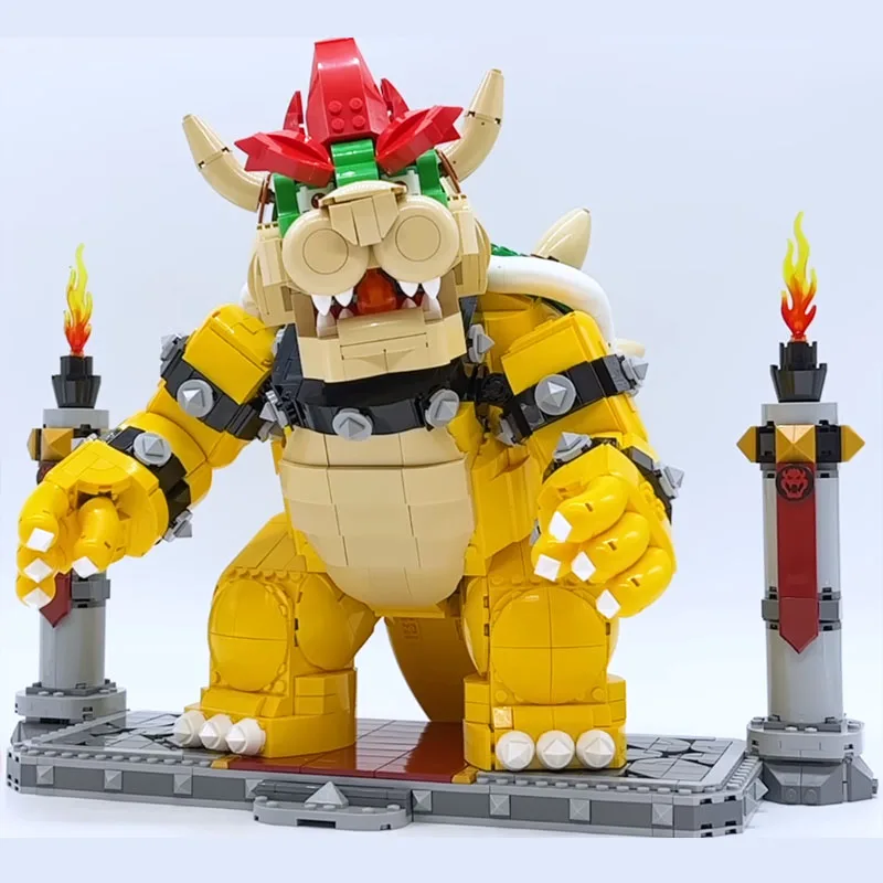 New Arrivals Plastic MOC Super Bros Marioed Building Blocks Big Bowser ...