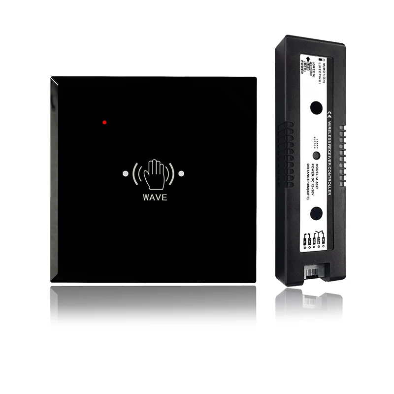 Automatic Door Touch Free Switch - Self-Learning Code Wireless Receiver
