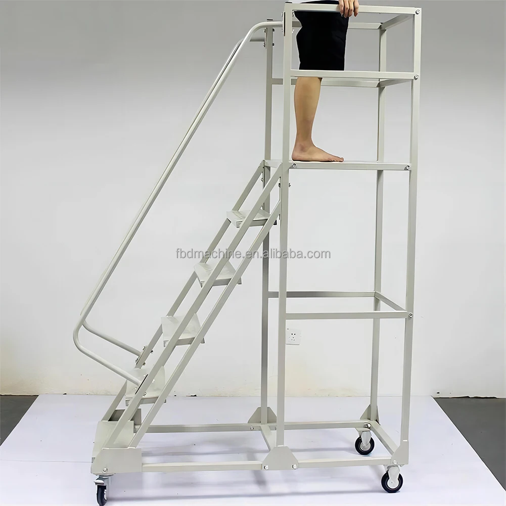 FBD Warehouse Aluminum Mobile Platform Ladder Truck