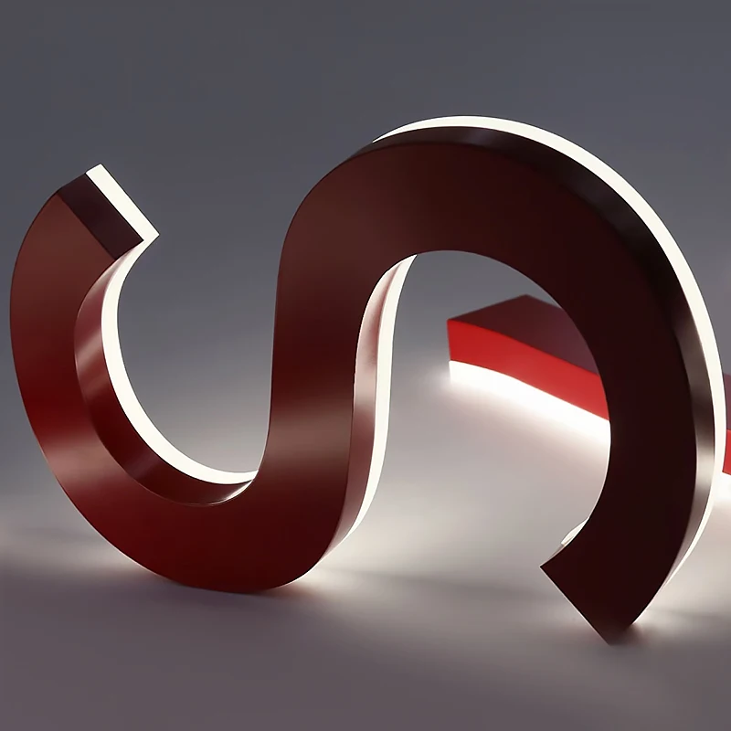 Customizable Led Illuminated Backlit Sign Channel Letter Signage For ...