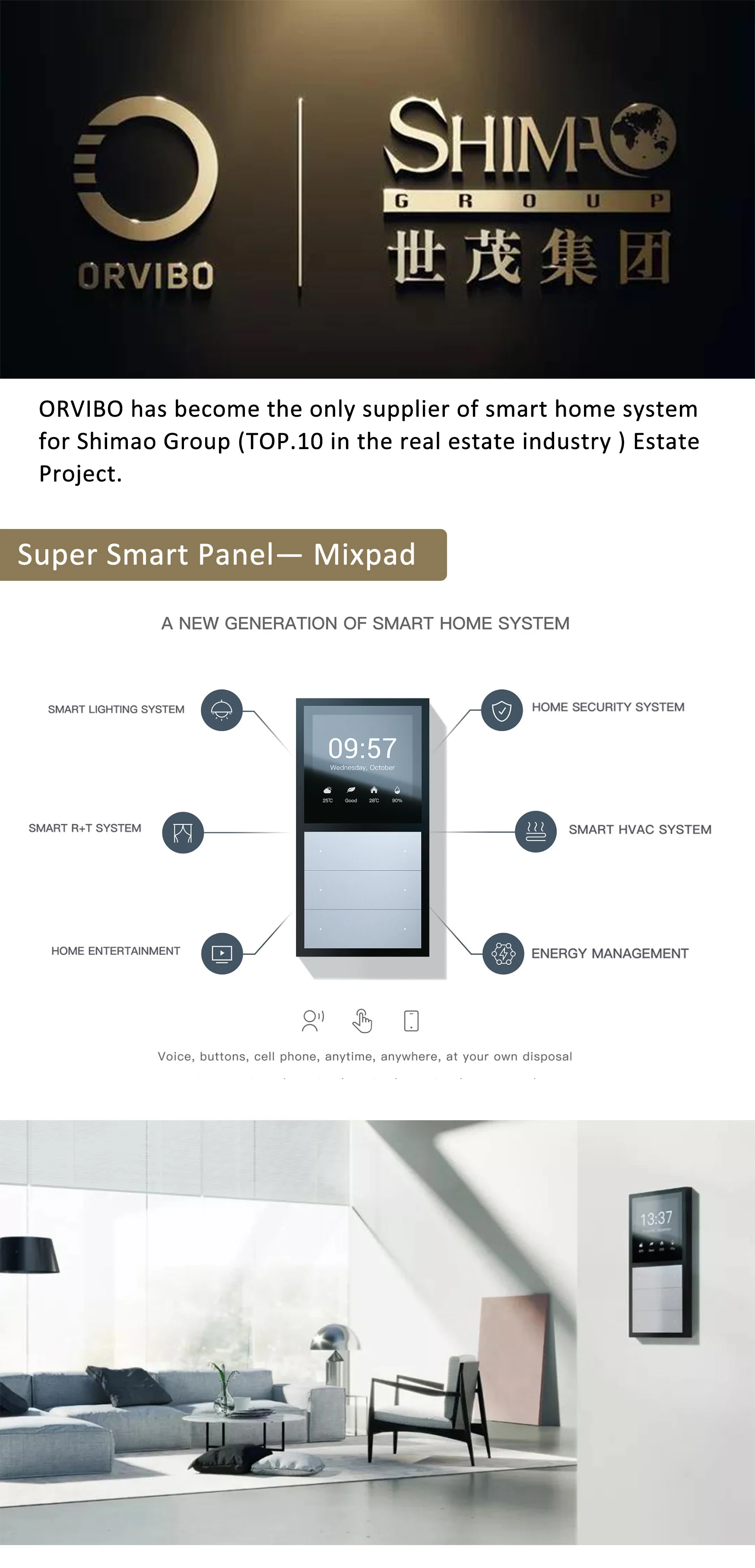 Orvibo Zigbee Wifi Zigbee Gateway Inteligente Mixpad S Hub Controlador Casa Centro Gateway ...