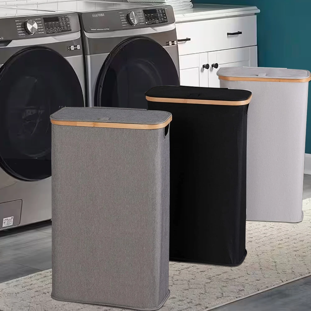 Slim Collapsible Canasta Para Ropa Sucia - 100L, 110L, 140L