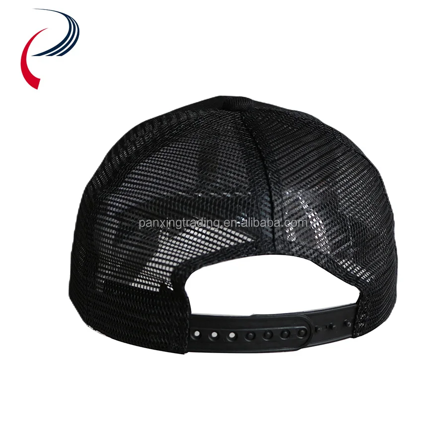 Wholesale Factory Custom Design Logo Black 3d Embroidery Mesh Snapback ...