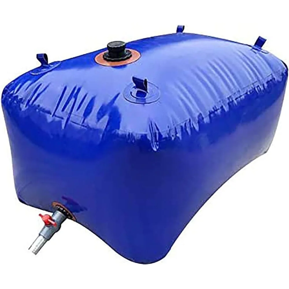 Flexible Pvc Tarpaulin Water Tank 750l Foldable Rain Barrel Docking ...