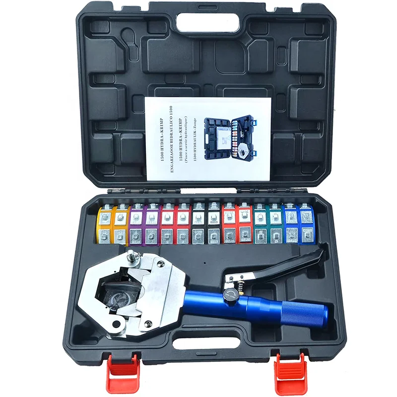 Portable Hydraulic Crimping Tool Manual A/c Hose Crimper Kit For Air Conditioning Repair - Buy ...