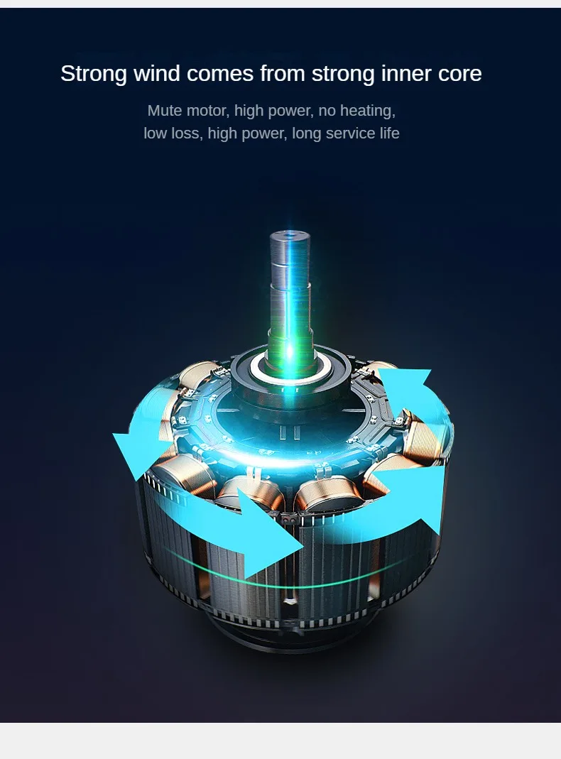 Modern Low Remote Control Smart Invisible Fan For Bedroom Indoor ...