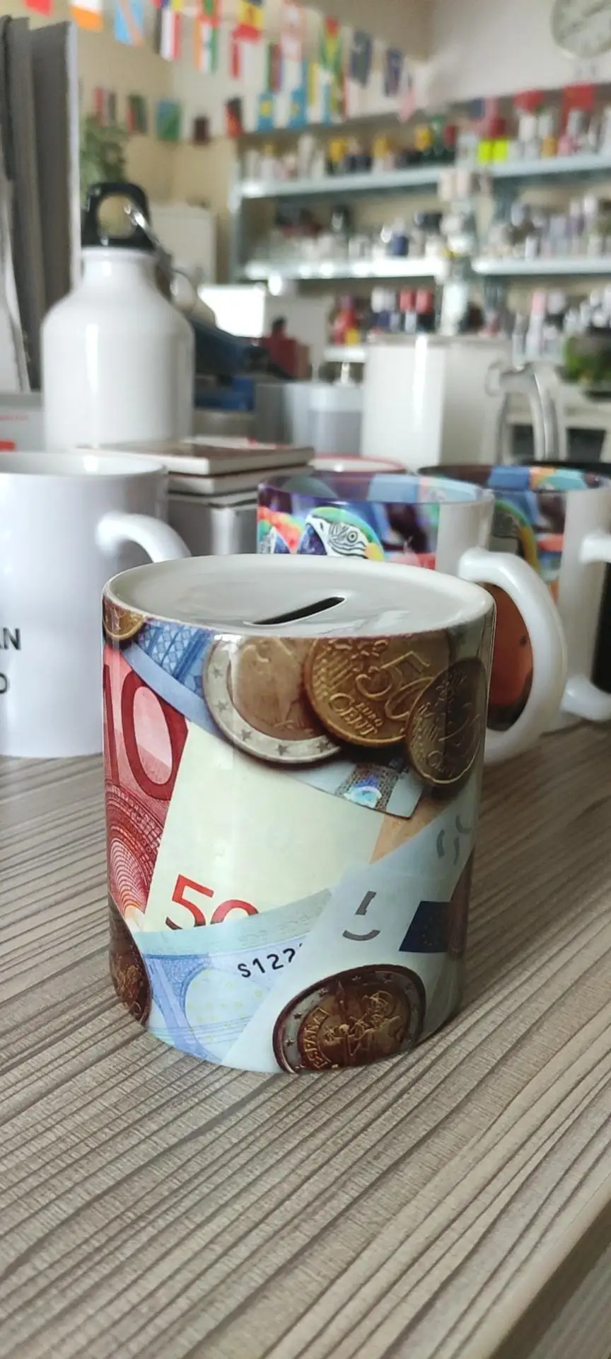 Sublimation Blank Ceramic Money Bank - Buy Money Bank,Sublimation Money ...