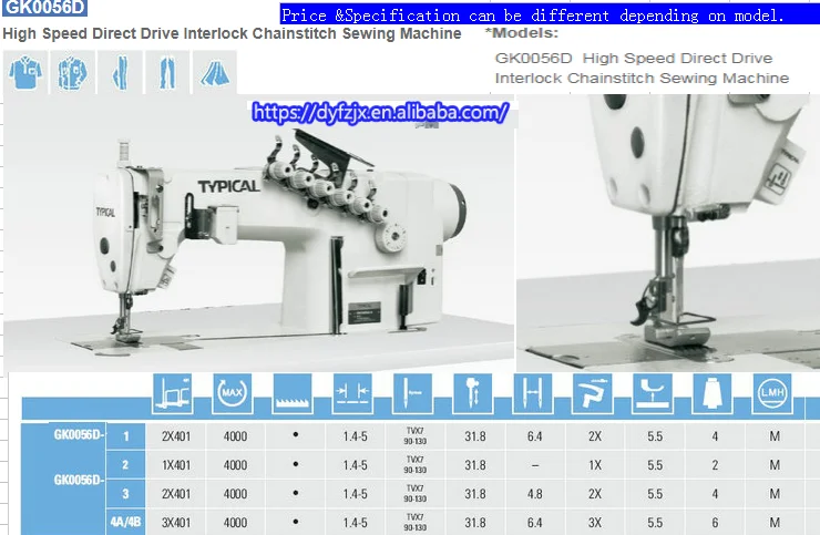 Gk0056 High Speed Interlock Chainstitch Sewing Machine - Buy Gk0056 ...
