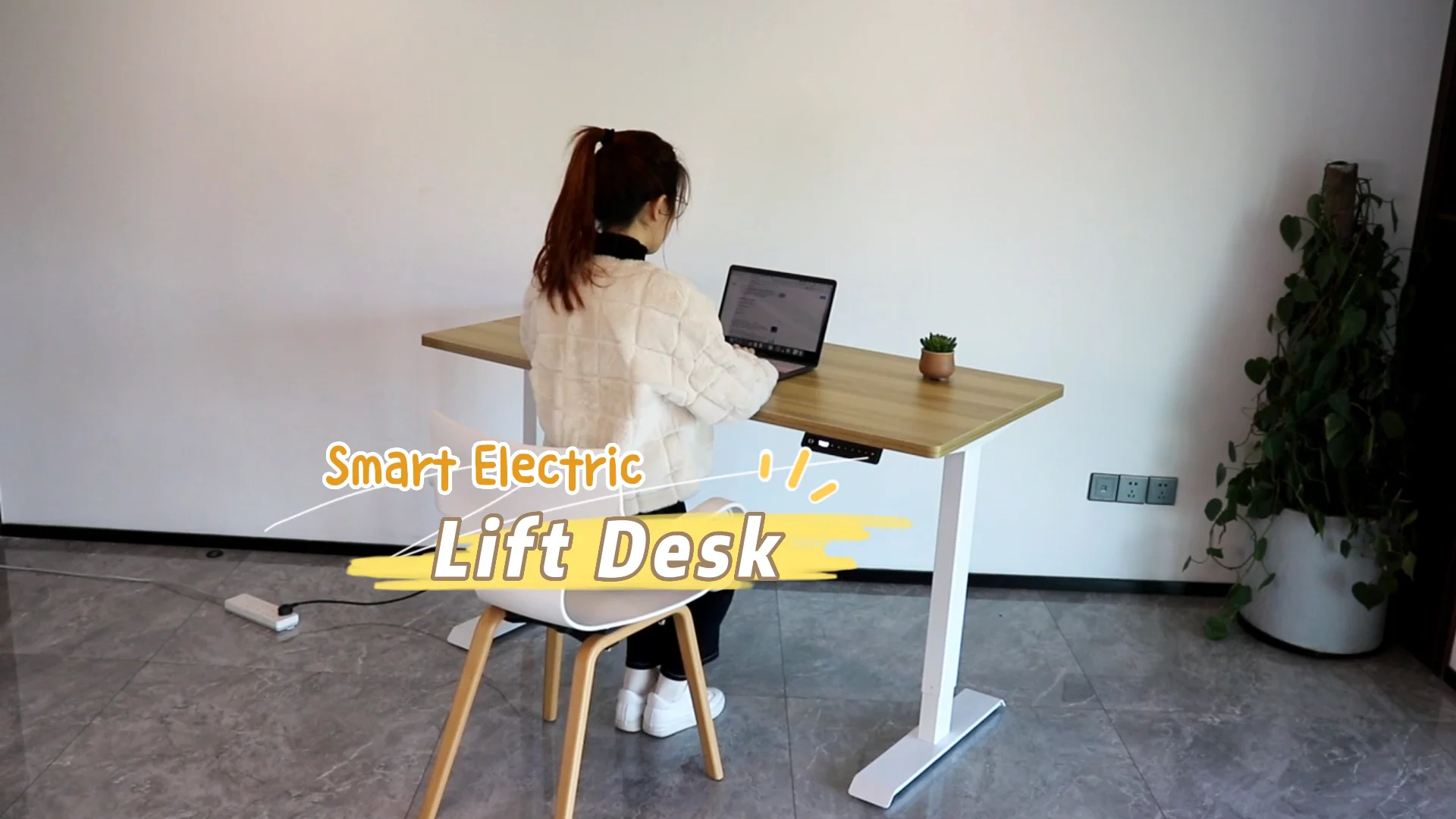 Custom Electric Intelligent Motorised Rising Height Adjustable Pc ...