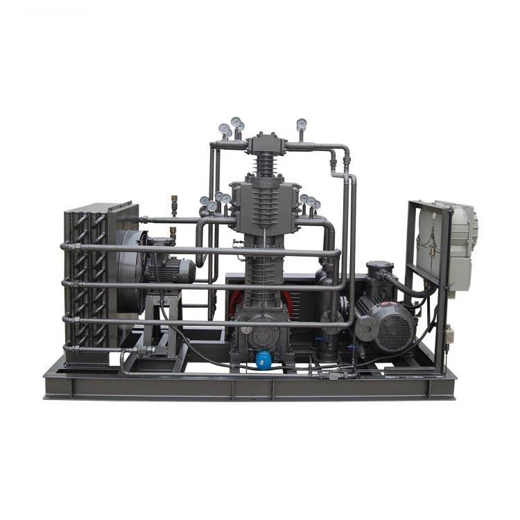 Oil Free Plc Automatic Nitrogen Helium H2 Ch4 O2 Gas High Pressure ...