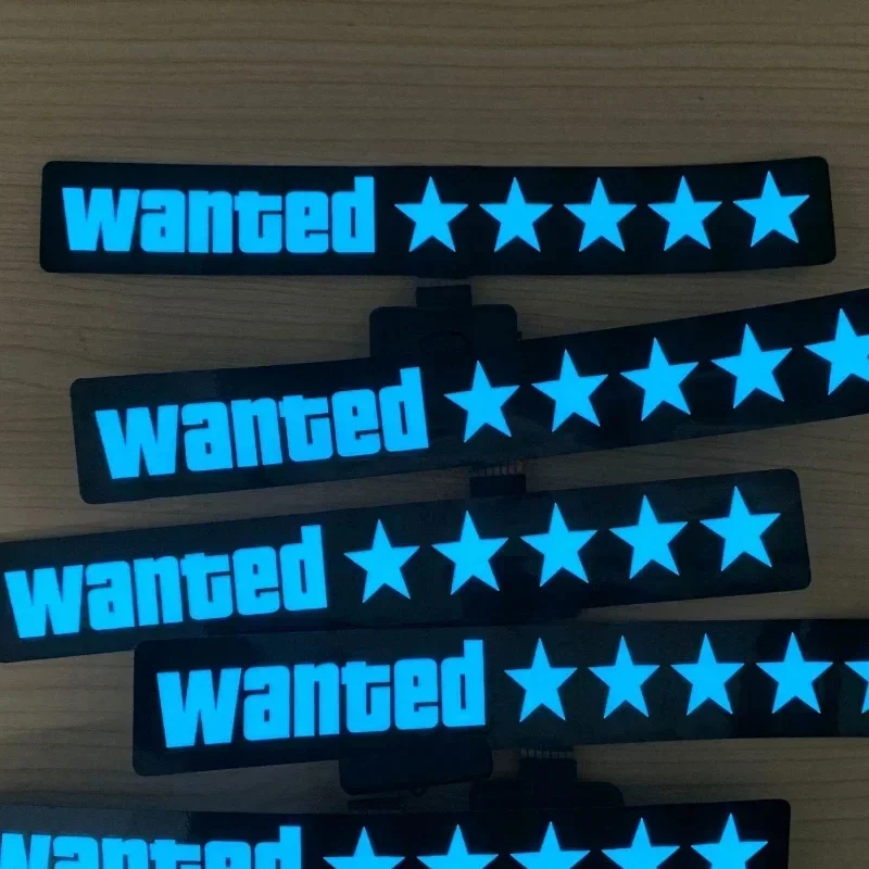 LED Light-Emitting Window Stickers for Car Decor & Safety