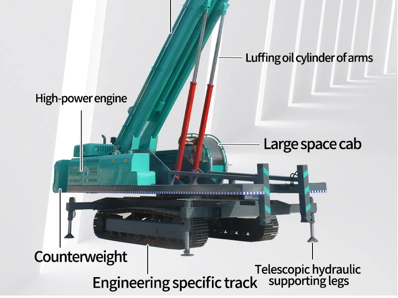 Hydraulic Open-pit Mine Drilling Rig For Slope Protection In Civil ...
