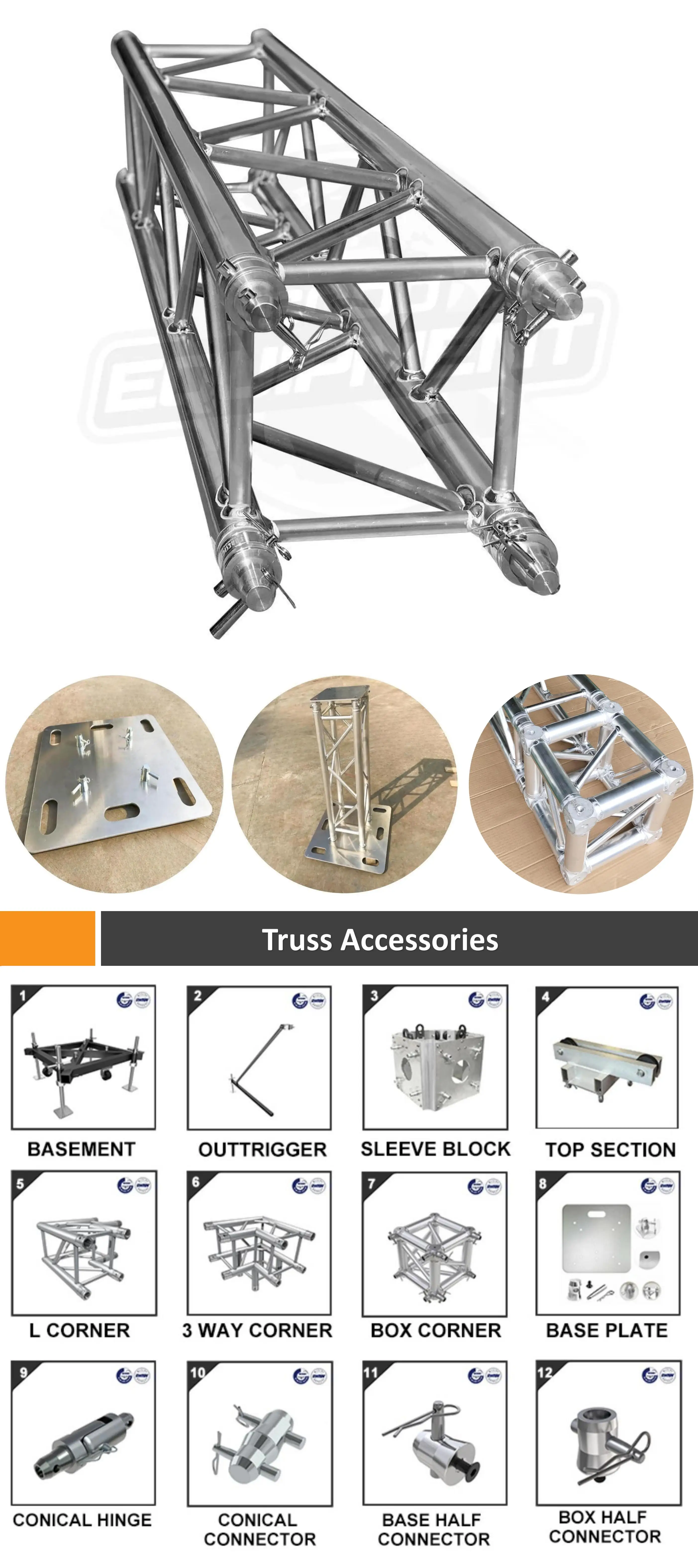 Aluminum Truss Arrange Structure Frame Truss for Video Wall| Alibaba.com