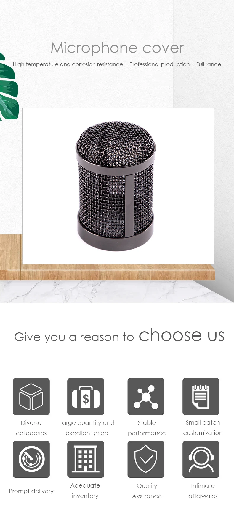 Microphone Shower Head Metal Mesh Speaker Grill Bright Silver ...