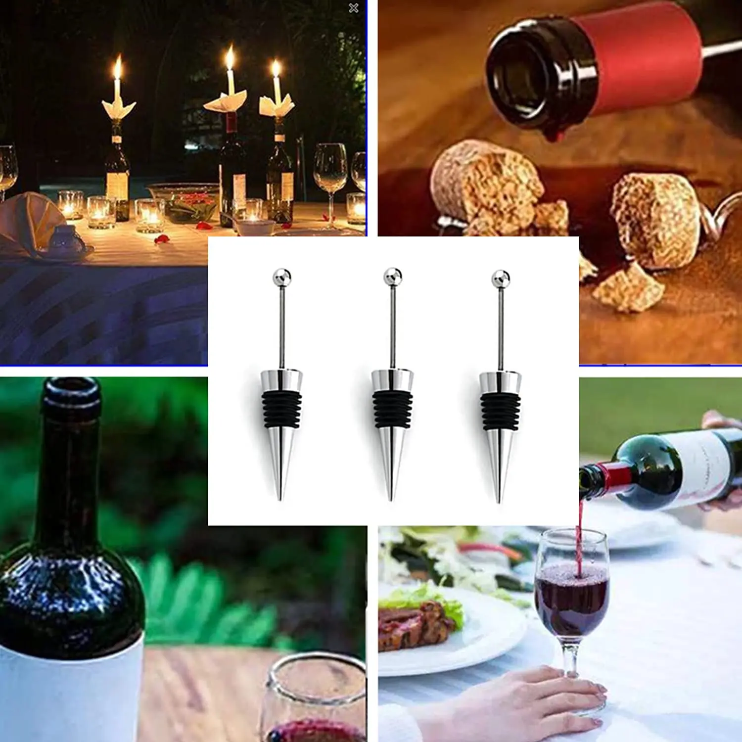 Hot Bar Party Decoration Fresh-keeping Red Wine Champagne Stopper Bar ...