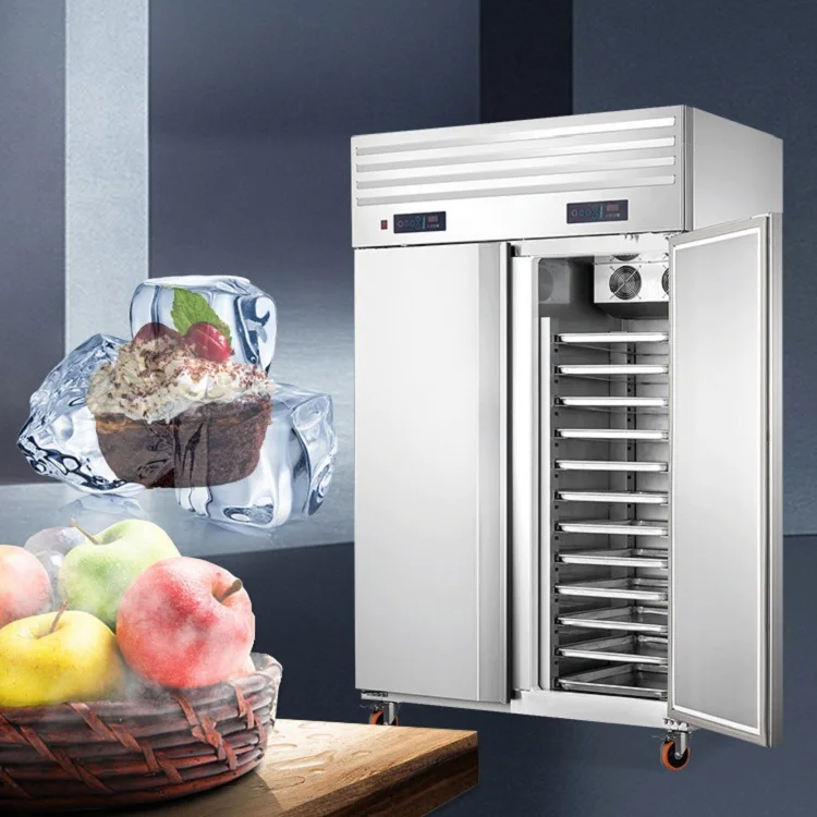 Professional Cold Storage Four Door Upright Stainless Steel Commercial ...