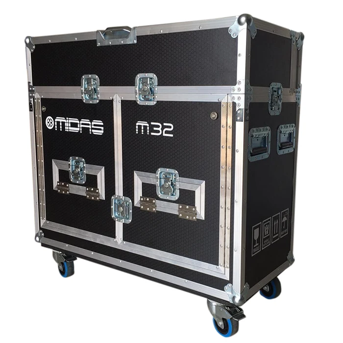 Custom Case Flight Rack Case Black Flip Flight Case For Midas M32 ...