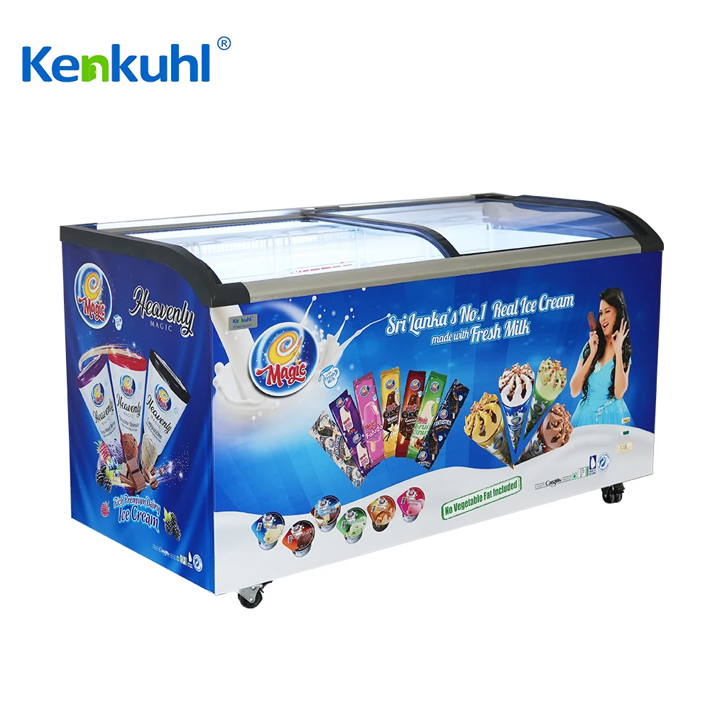 Kenkuhl Chest showcase Ice Cream Freezers Mini Fridge Equipment Chiller ...