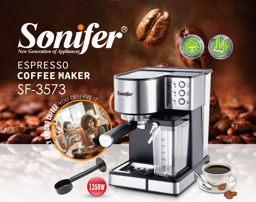 Sonifer SF-3573 - Automatic Milk Frothing System for Espresso