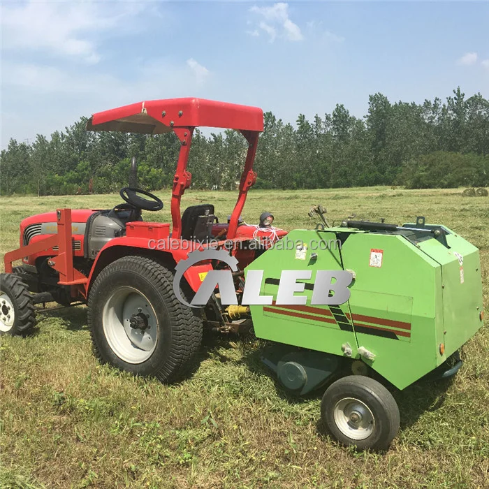 Square Hay Baler and Wrapper - Mini Machine for Farms