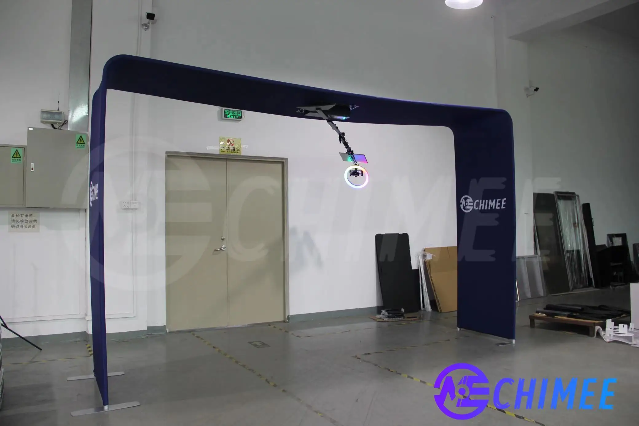 360 Overhead Spinner 360 Video Booth Rgb Ring Light Selfie 360 Degree ...