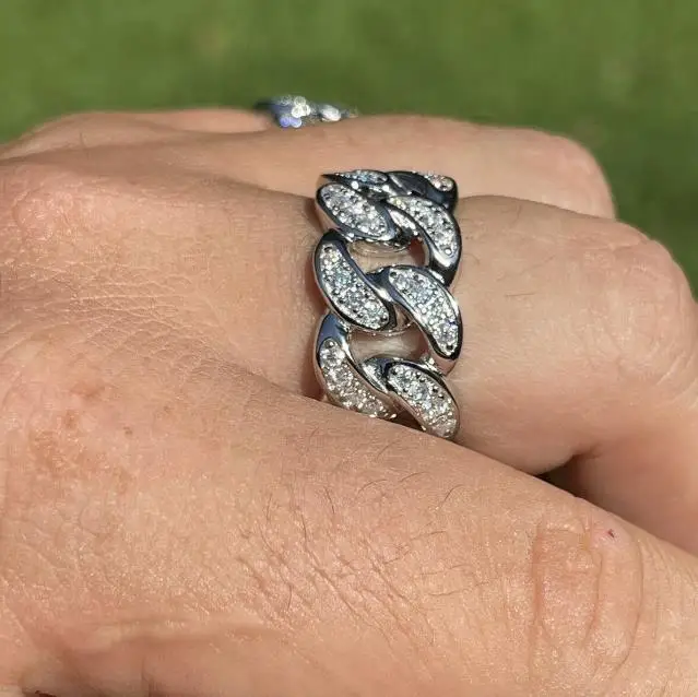 Rapper Jewelry Bing Iced Out Hip Hop Jewelry Full Gold Plated 925 ...