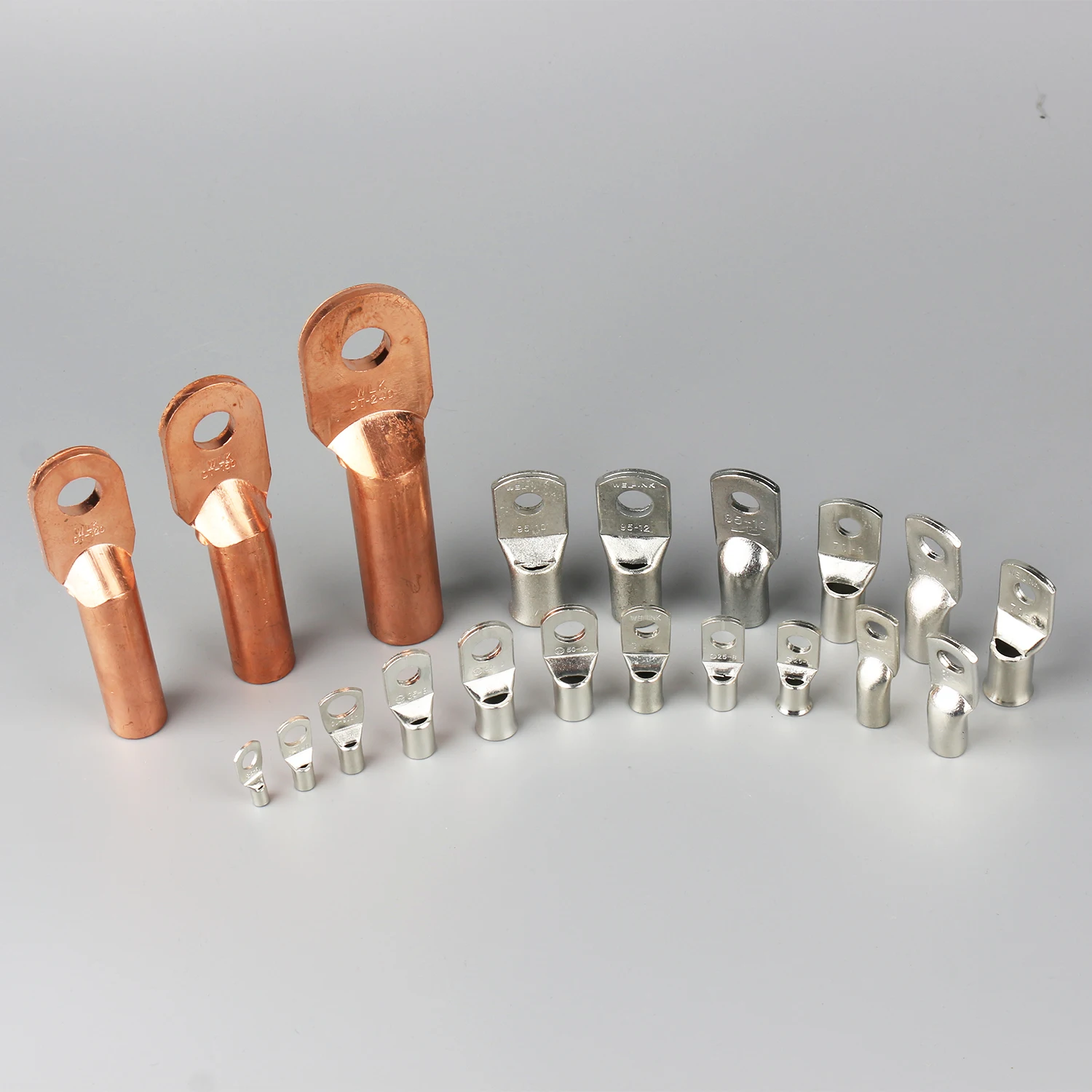 Din Type Mechanical Cable Lugs Copper Aluminum Crimp Terminal ...