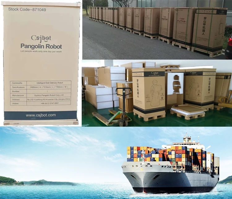 Csjbot Humanoid AI Delivery Robot for Hotel Room Service