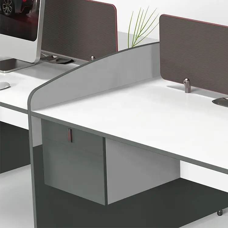 Computer Table Simple Office Partition Staff Workstation Modern ...