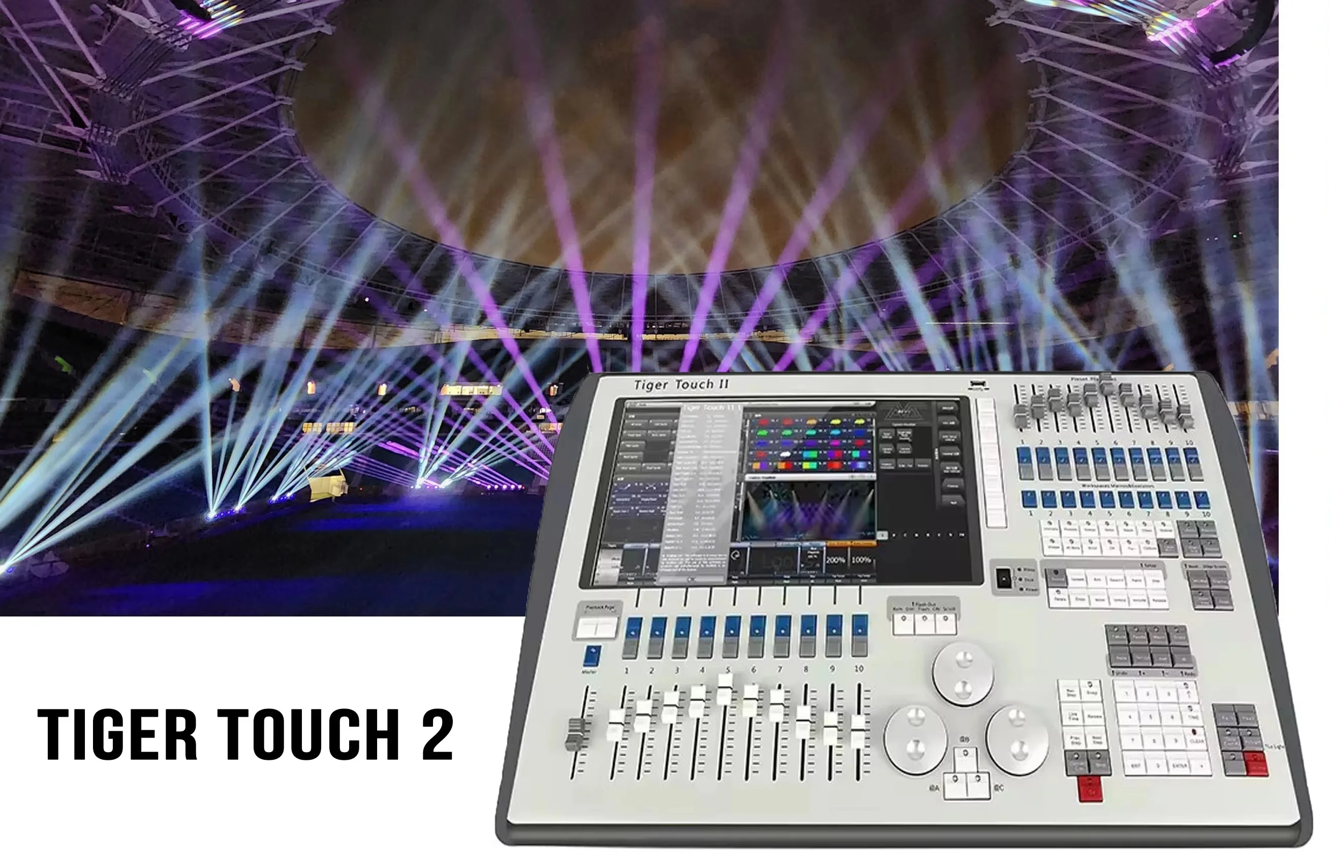 V11.3/V17 Tiger Touch 2 Controller Dimmer with Time Code Connector SMTP ...