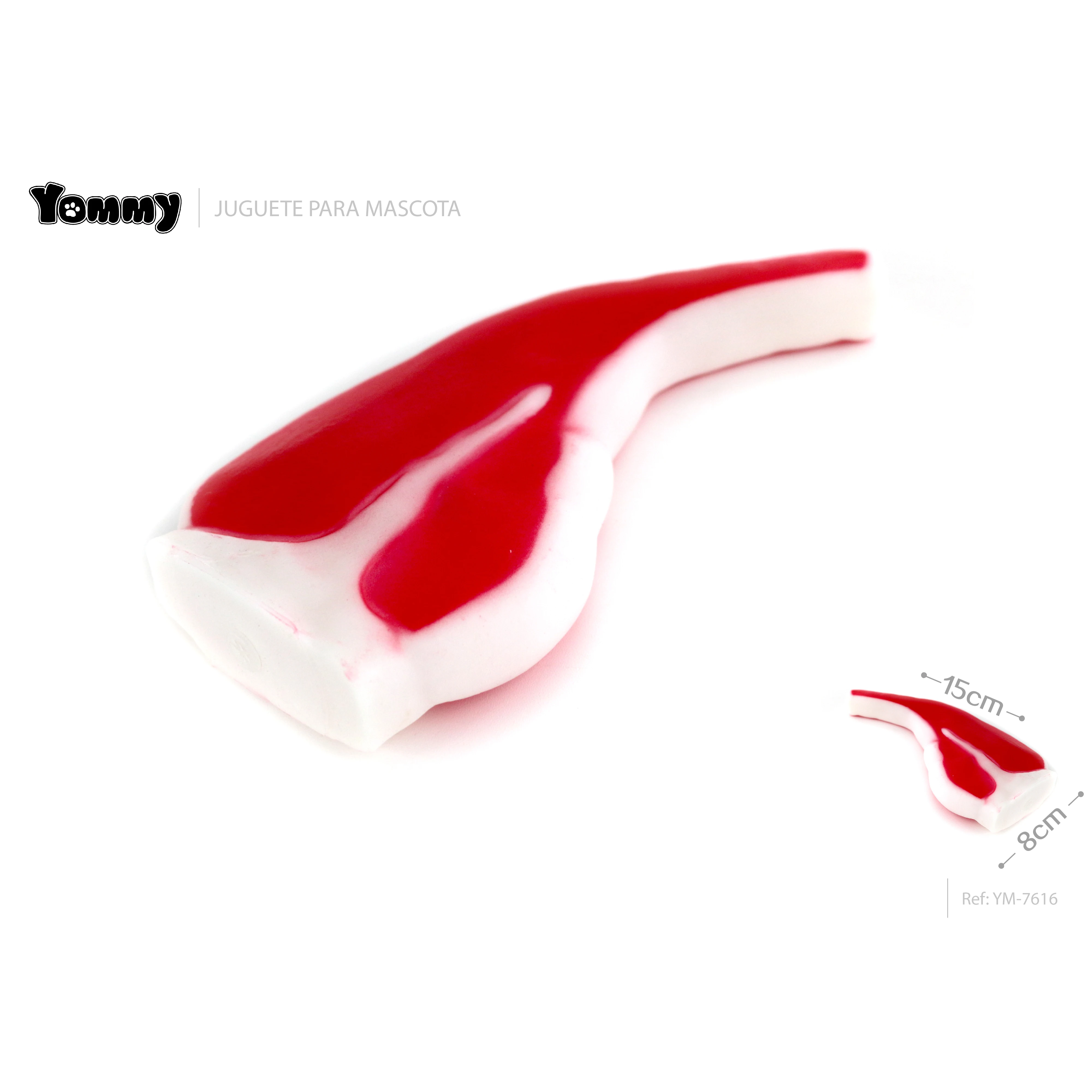 Red and White Ham Toy Pellets 16.5 X 8 X 3 cm Pet Chew Toys| Alibaba.com