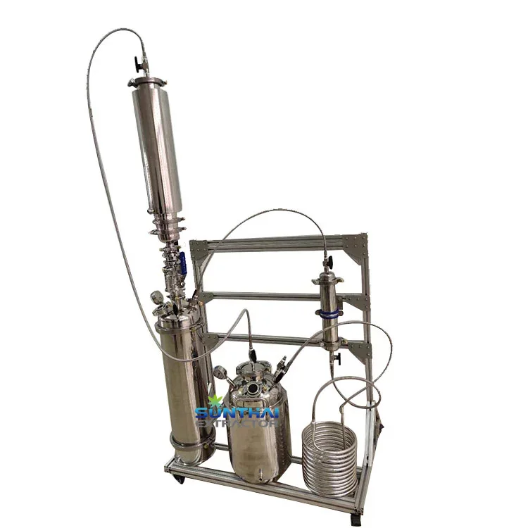 Sanitary 2LB Passive Closed Loop Extractor with Recovery Tank ...
